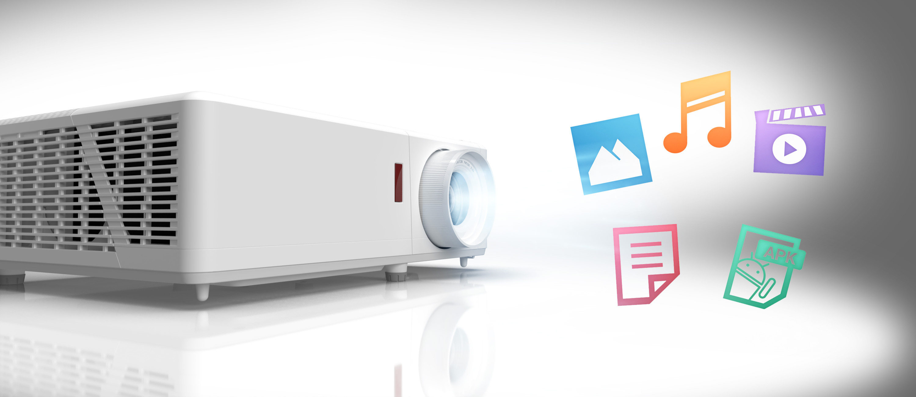 UHZ50 Smart 4K UHD laser home entertainment projector | Optoma UK