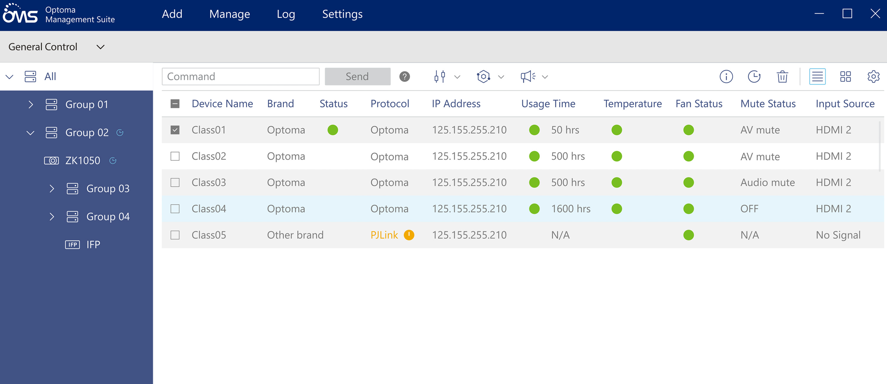 Optoma Management Suite Cloud OMSC - Advanced cloud based remote ...